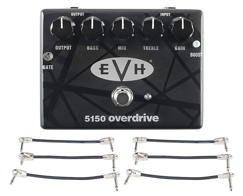 MXR EVH 5150 Overdrive + 2x Gator Patch Cable 3 Pack | Reverb