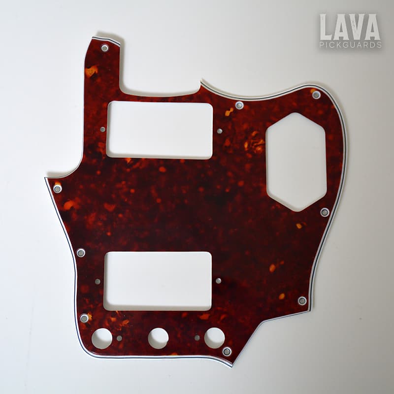 Lava Pickguards Kurt Cobain Fender Jaguar replica | Reverb UK