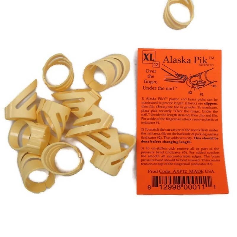 Alaska Pik X-Large Finger Picks 12 Pack | Reverb