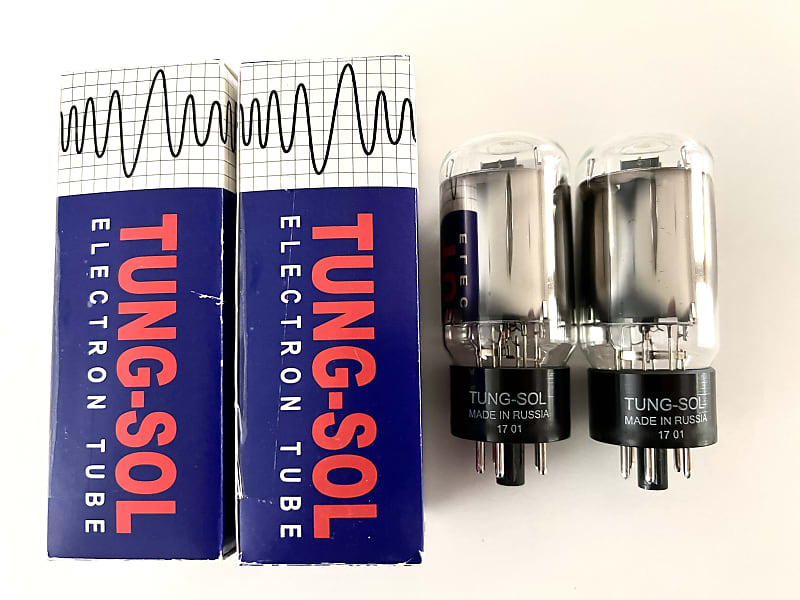 Matched Pair of Tung-Sol 6L6GC STR Power Tubes—Brand | Reverb