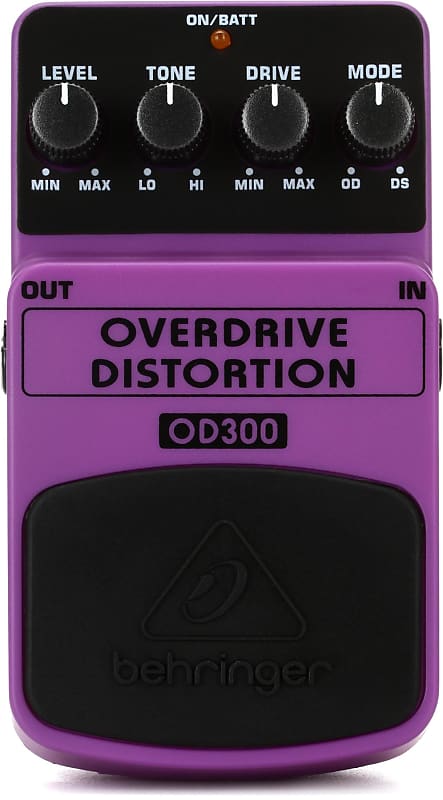 Behringer OD300 Overdrive / Distortion Pedal (5-pack) Bundle | Reverb