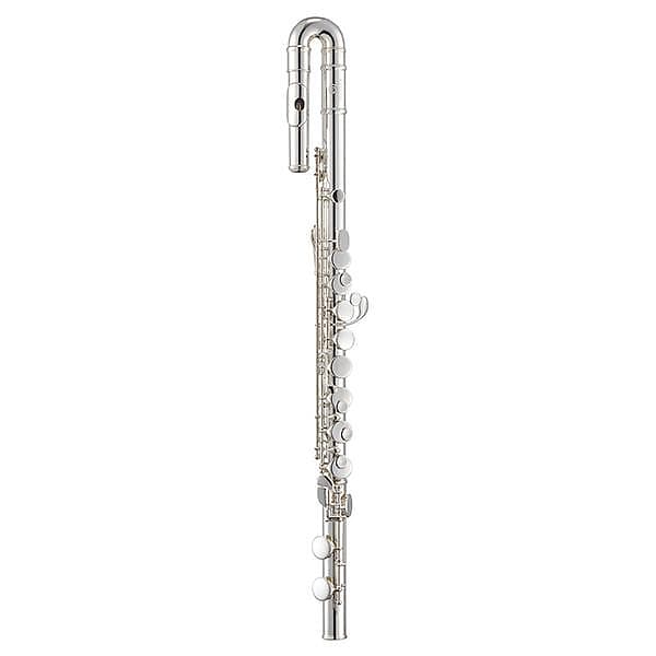 Jupiter Silver-Plated Alto Flute with Curved Headjoint, | Reverb