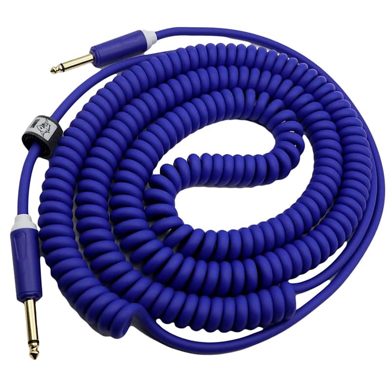 Coiled Guitar Cable Electric Instrument Cable 20 Ft Curly | Reverb