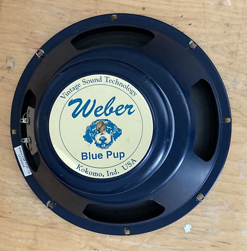Weber Alnico Blue Pup 10” 16 ohm 20 Watts | Reverb
