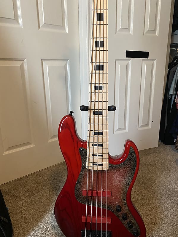 Bass Mods Cali Custom 5 2021 Red | Reverb