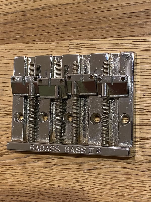 Leo Quan Badass II Bass Bridge 1970s Chrome | Reverb