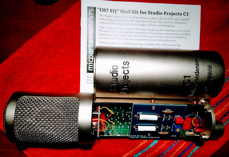 Studio Projects C1 (797 Audio) Neumann U87-inspired EQ Mic | Reverb