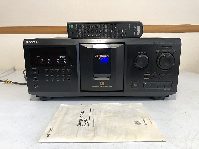 Sony CDP-CX355 CD Changer 300 Compact Disc Player HiFi Stereo | Reverb