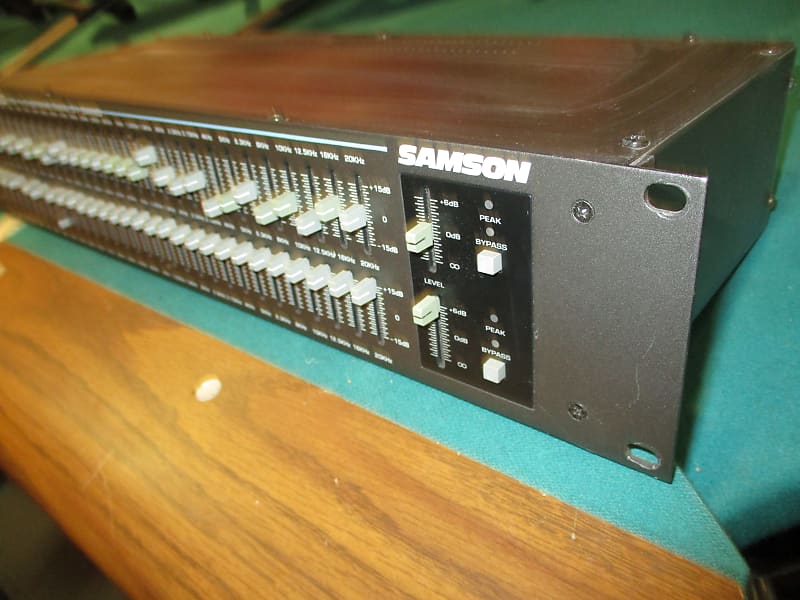 Samson 1/3 Octave Dual 31 Band Equalizer | Reverb