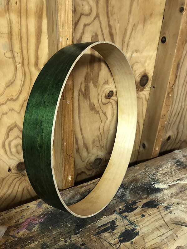 Nordic Floor Tom cut off Transtint green | Reverb