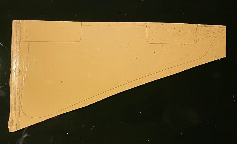 Gibson Rolled Royalite pickguard material 1950’s - Cream | Reverb