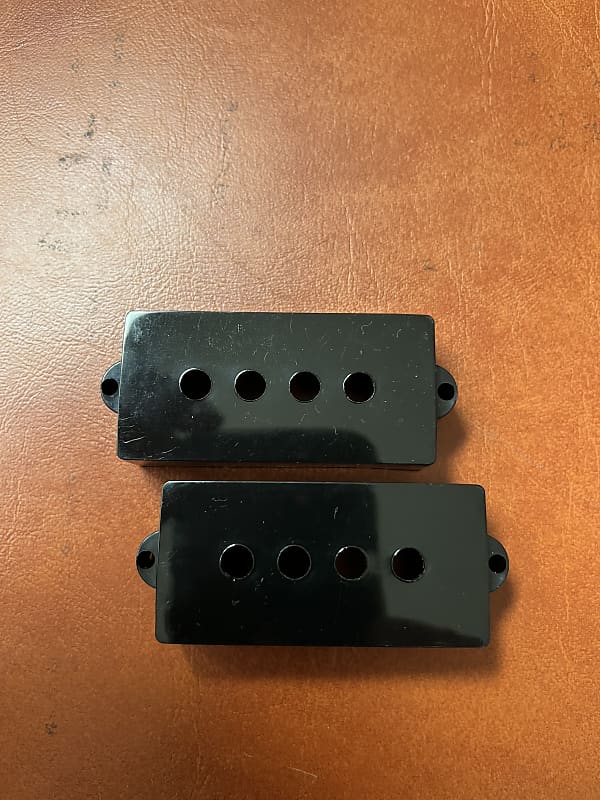 New Old Stock Precision Bass Pickup Cover Set Black New Old | Reverb
