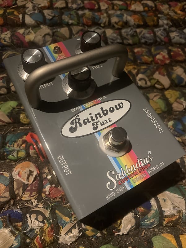 Sabbadius Rainbow Silicon Fuzz ~ Original Version ~ MINT | Reverb