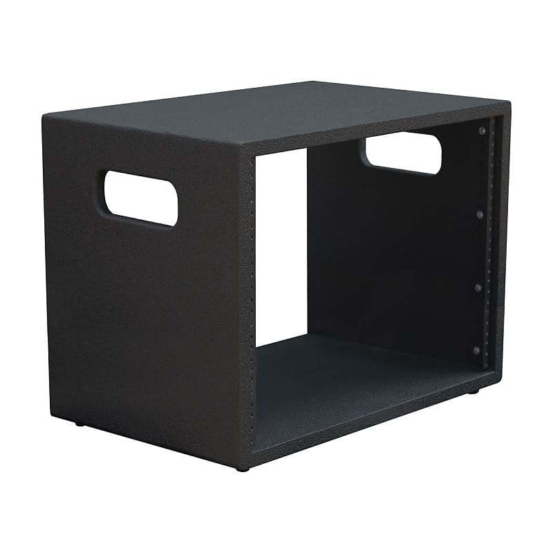 Sound Construction 8-Space 19-inch Mobile Rack - Black, | Reverb