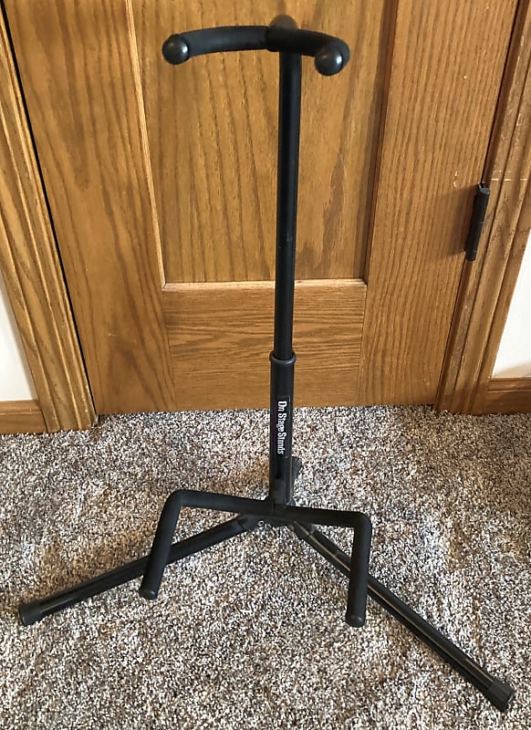 OnStage Classic Black Metal Guitar Stand - Single | Reverb