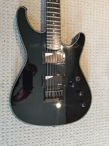 Ibanez Roadstar II RG600 1986 Flame Transparent Black | Reverb
