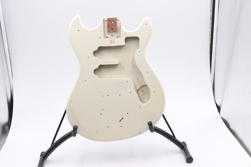 Harmony H802B White Vintage Electric Guitar Body Project | Reverb