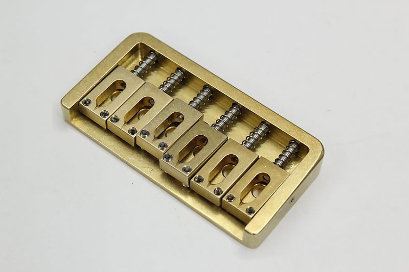 Stratocaster brass hardtail bridge Tele spacing 10,8mm | Reverb