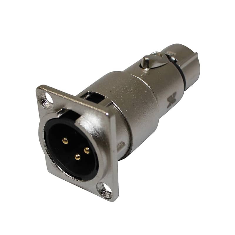 ProX XC-3MDF XLR Male To Female Adapter For Panel Mount | Reverb