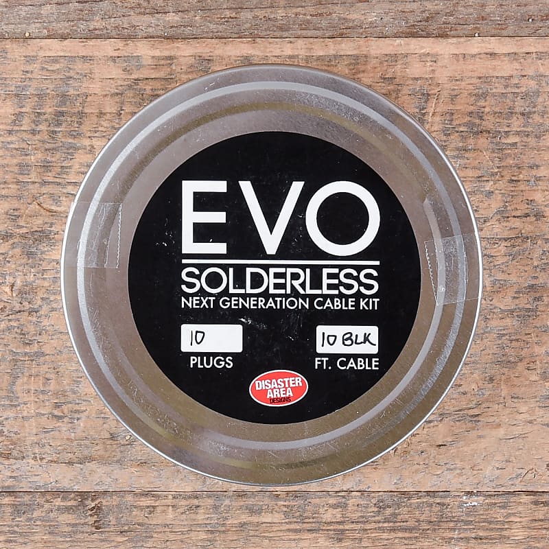 Disaster Area Evo Solderless Kit 1010 (10 Plugs, 10 Ft of | Reverb