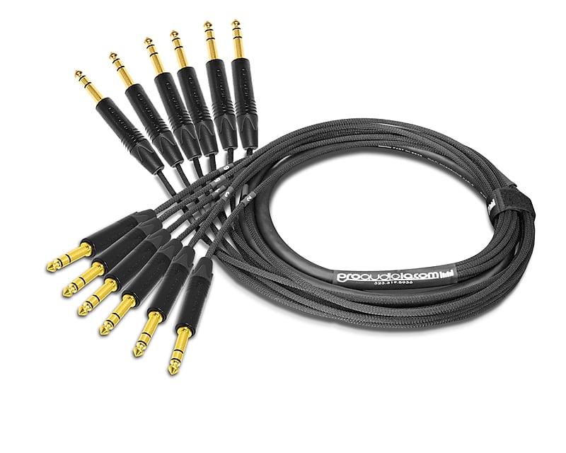Premium 6 Channel Mogami 2932 Snake | Neutrik Gold TRS to TRS | Reverb