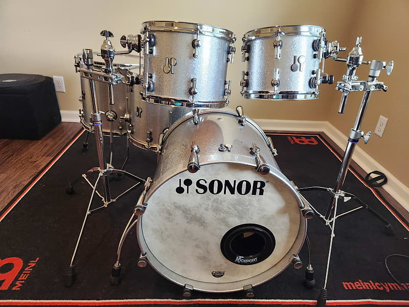 Sonor SQ2 Beech - 5pc Shell Pack 10/12/14/16/20 - Silver | Reverb