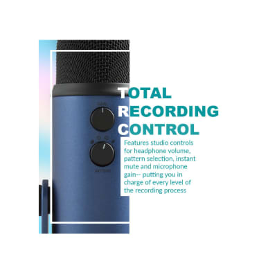 Blue Microphones Yeti USB Microphone (Midnight Blue) Bundle | Reverb