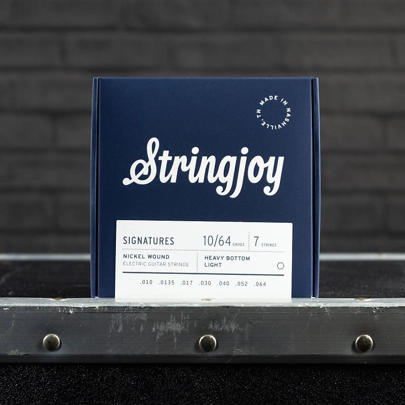 Stringjoy Signatures 10-64 7-String Heavy Bottom Light Gauge | Reverb