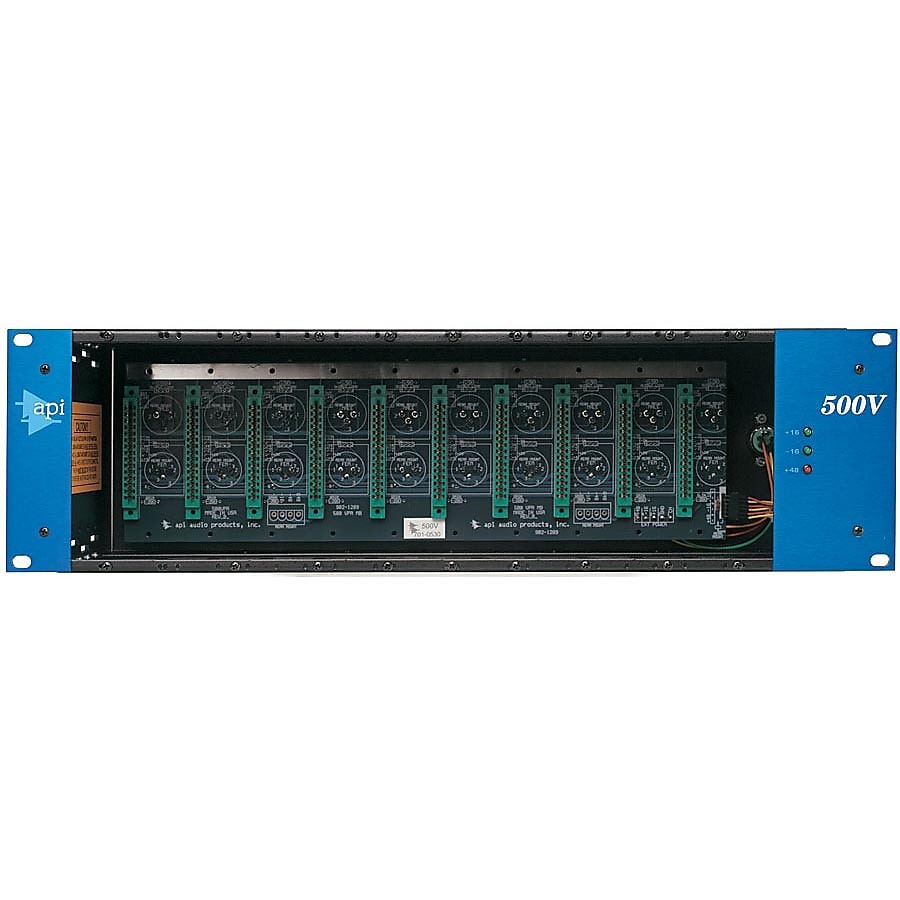 API 500VPR 10-Slot 500 Series Rack with L200 Power Supply | Reverb