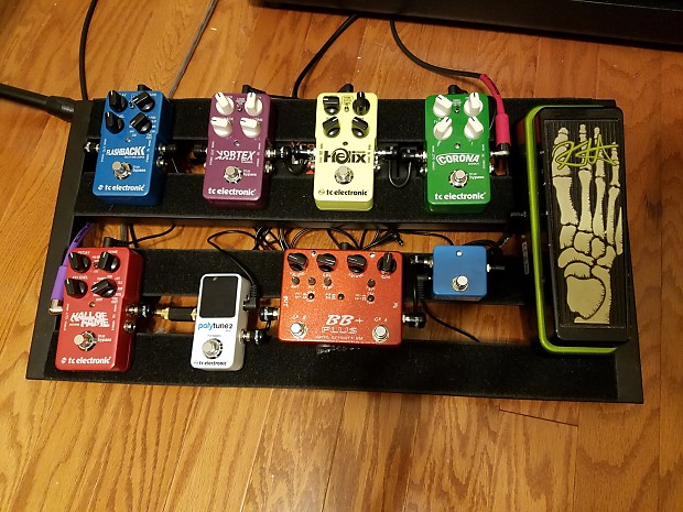 Custom Pedaltrain Pedal Board - Pedalpower + 9 Pedals! | Reverb