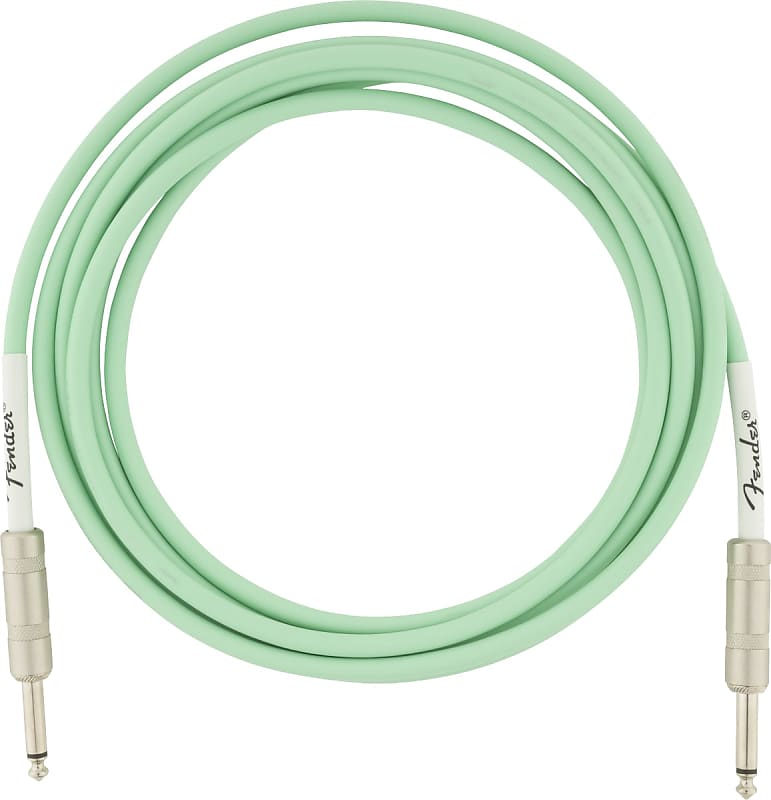 Fender Original 10' Instrument Cable Surf Green | Reverb