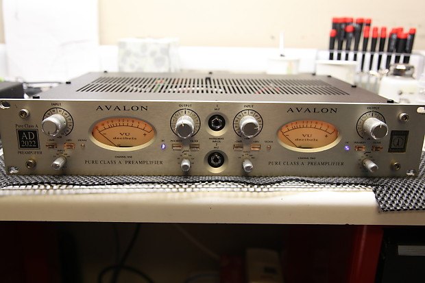 Avalon AD2022 Dual Class-A Mic Preamplifier | Reverb