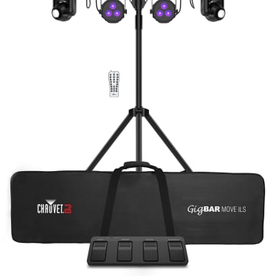 Chauvet Gig Bar Move Moving Head Derby Strobe Laser | Reverb