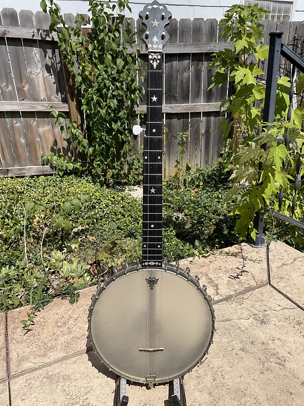 SS Stewart Vintage Orchestra Five String Banjo | Reverb