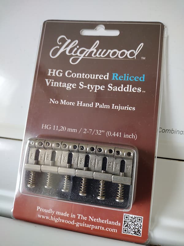 Highwood HG Contoured Reliced Vintage S-Type Saddles - | Reverb