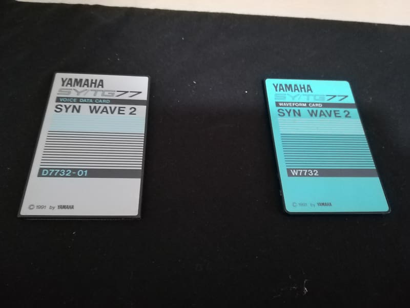 Yamaha SY77 TG77 Syn Wave 2 cards for sale | Reverb