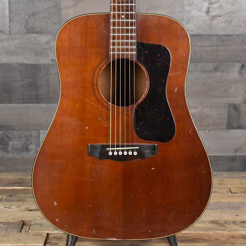 Pre-Owned Guild 1980 D-25 with Hard Shell Case | Reverb