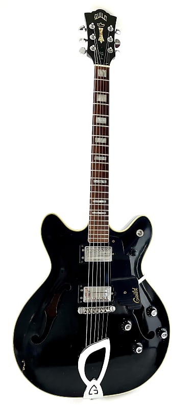 Guild Starfire IV 1977 Black | Reverb