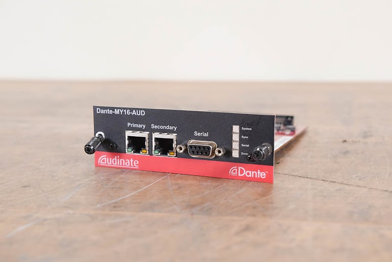 Audinate Dante-MY16-AUD2 16-Ch. Dante Network I/O Card | Reverb