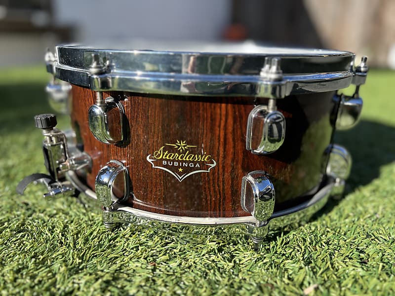 Tama Starclassic Bubinga Snare 13" - Natural Cordia | Reverb