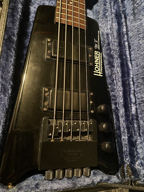 Hohner B2-V headless 5- string Bass guitar | Reverb