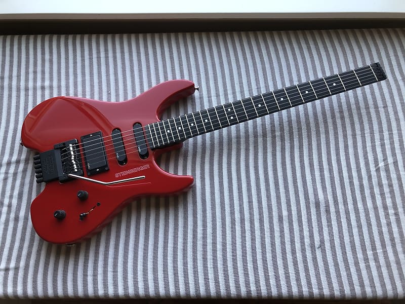 Steinberger GR4 1990's Gloss RED headless guitar, graphite | Reverb