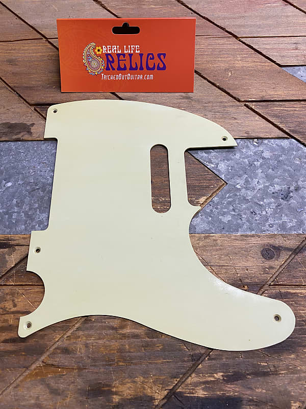 Real Life Relics Mint Green Telecaster® Pickguard 1 Ply 5 | Reverb