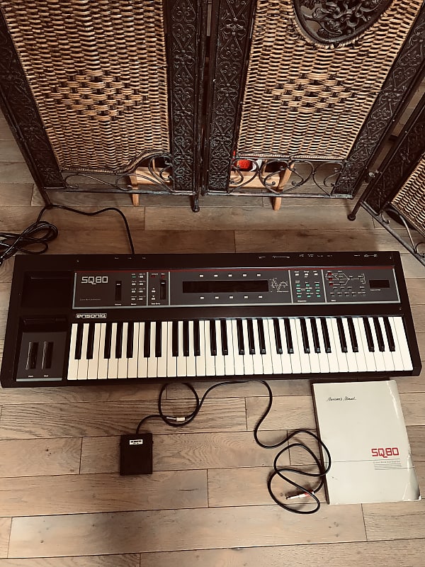 Vintage Ensoniq 80’s SQ-80 Synthesizer | Reverb