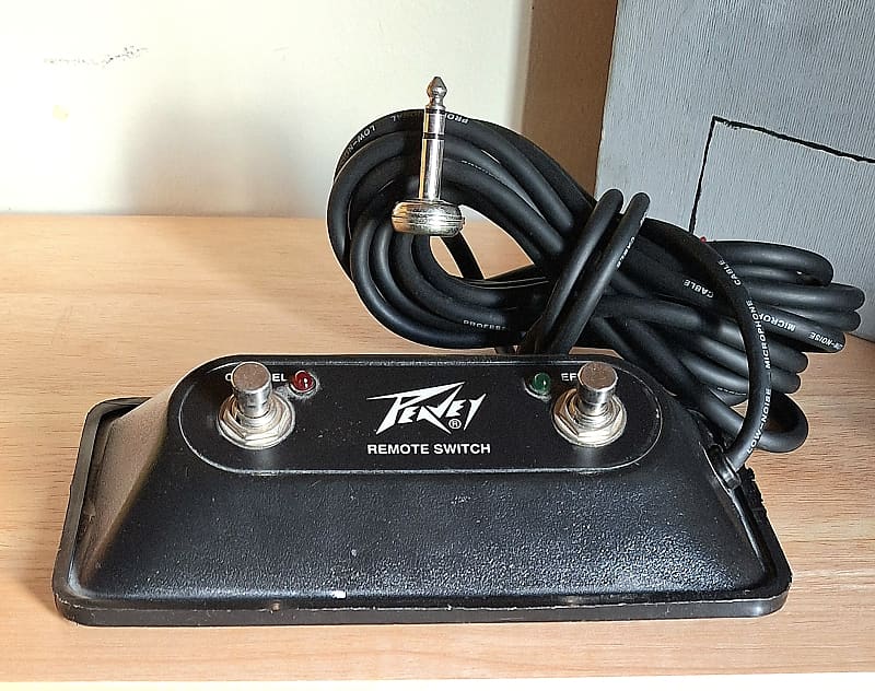 Peavey 2 button footswitch with LEDs | Reverb