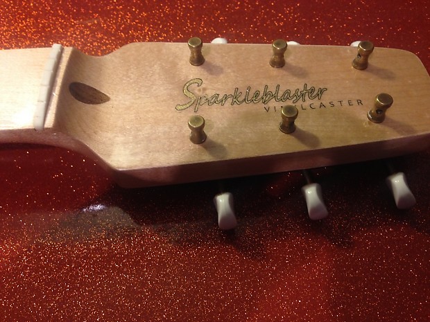 Warmoth Snakehead Neck with Vintage Kluson tuners! | Reverb