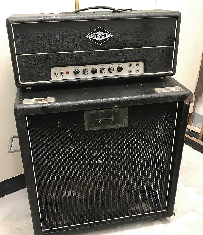 Stramp Amp und Box Anfang 70er - schwarz | Reverb