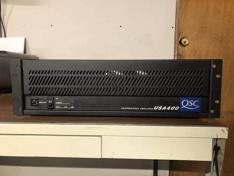 QSC USA 400 Power Amplifier | Reverb