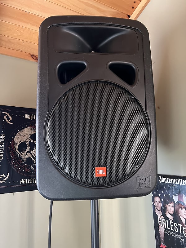 JBL EON 15” 2 Way 1500 Black Speakers | Reverb