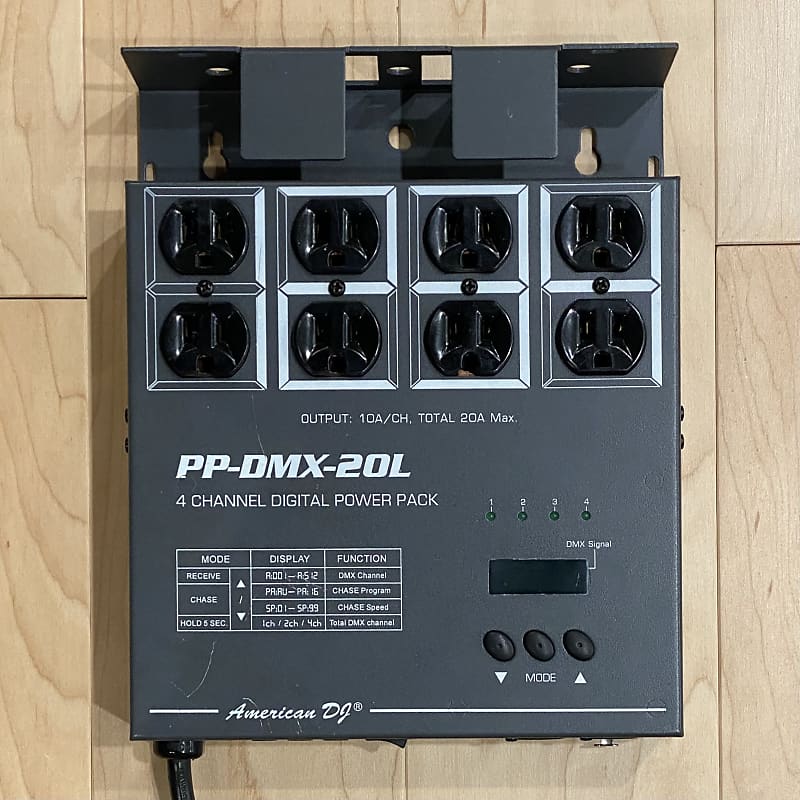 American DJ ADJ PP-DMX-20L DMX Power Pack Relay Chase | Reverb